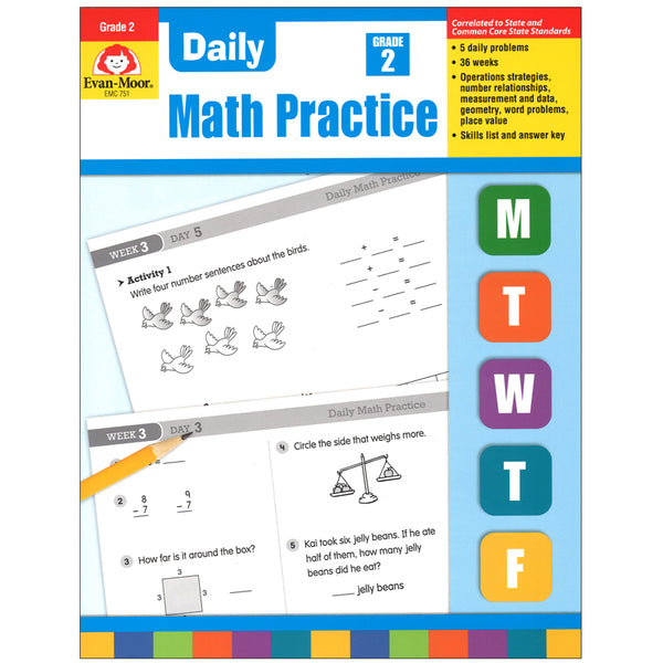 #17099 DAILY MATH PRACTICE GR 2 - Factory Select