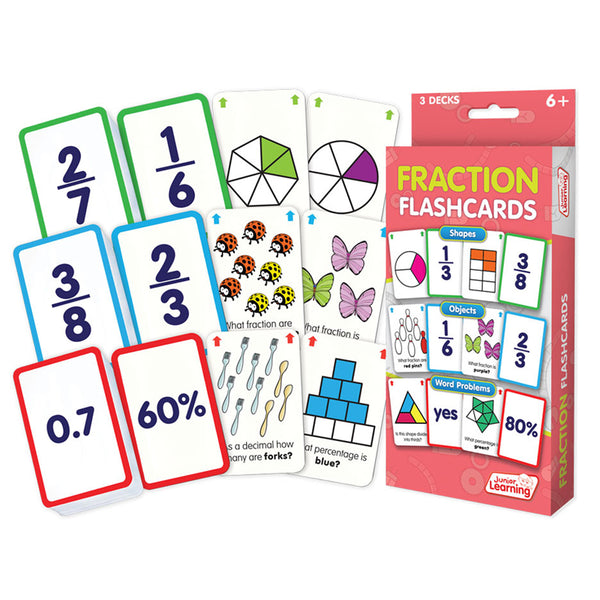 #21301 FRACTION FLASH CARDS - Factory Select