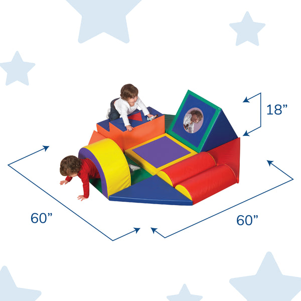 #9080 Shape and Play Obstacle Course - Rainbow - Factory Select