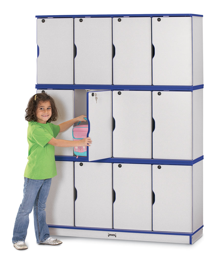 #1275 Rainbow Accents® Stacking Lockable Lockers - Triple Stack ...