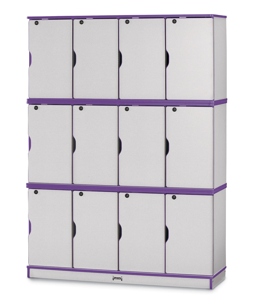#1275 Rainbow Accents® Stacking Lockable Lockers - Triple Stack ...