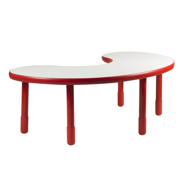 #45878 BaseLine Teacher/Kidney Table - Candy Apple Red with 22in Legs ...