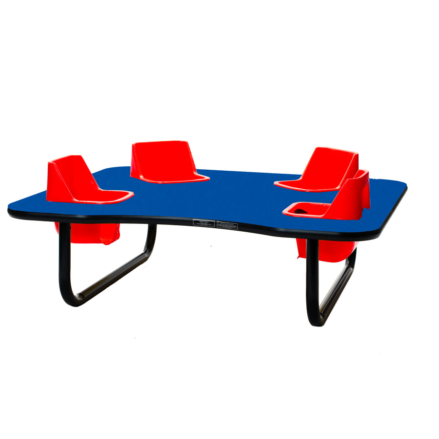 #39152 Toddler Tables 4-Seat Low Height Space Saver Feeding Table ...