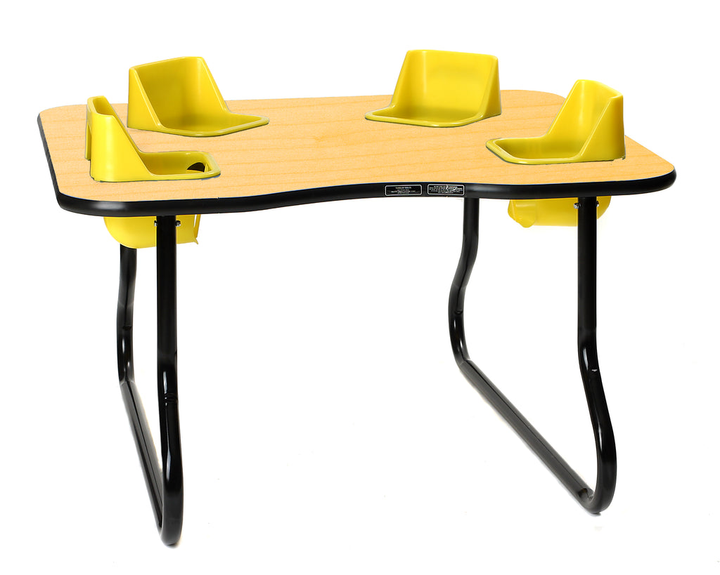 #39151 Toddler Tables 4-Seat Space Saver Feeding Table - Factory Select
