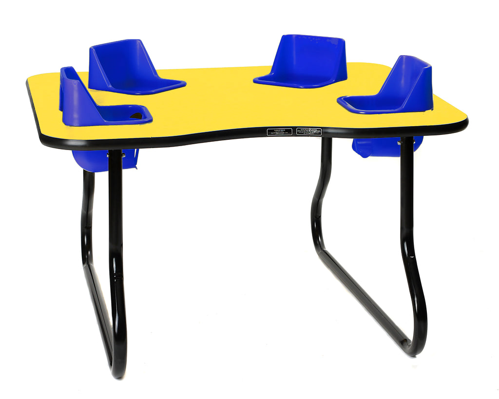 #39151 Toddler Tables 4-Seat Space Saver Feeding Table - Factory Select
