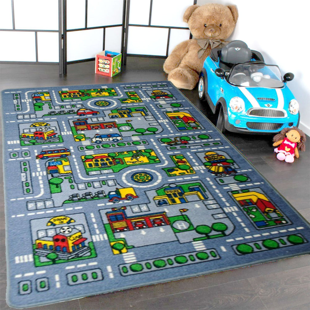 #11564 City Map Carpet 39" x 58" - Factory Select